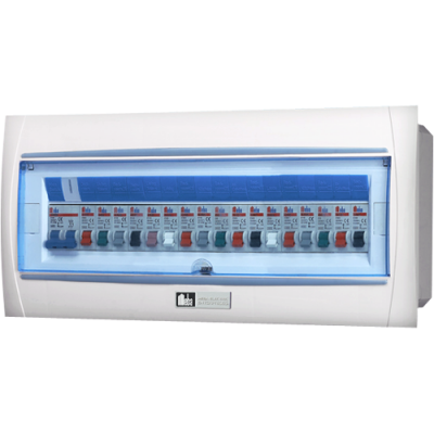 Meba distribution Box With Luminous bar MBB17-19ways